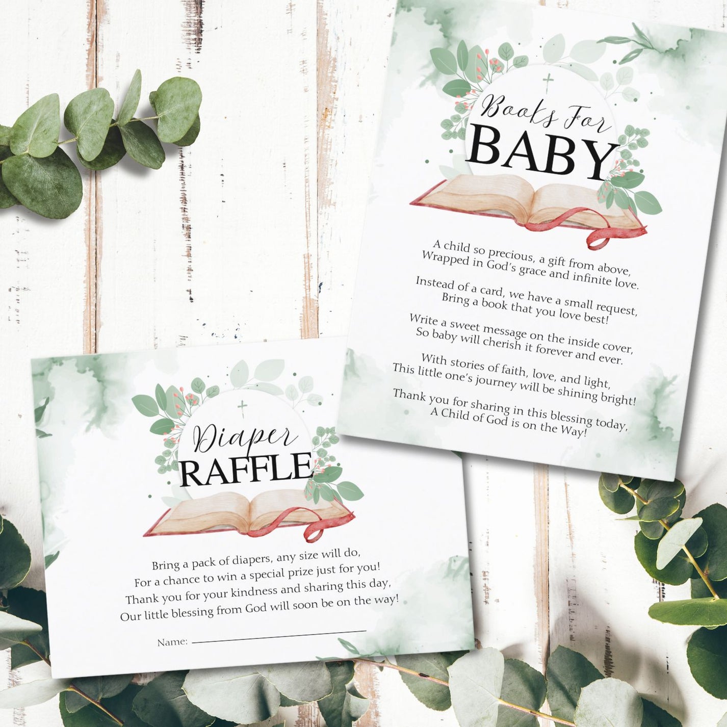 A Child Of God Is On The Way Baby Shower Printable Bundle – Instant Do ...